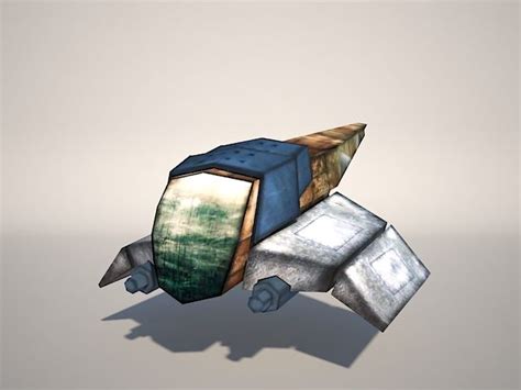 Gunship Mass Effect 3 Free 3d Model C4d Free3d