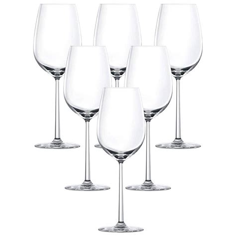 Set Of 6 Lucaris Shanghai Soul High Quality Lead Free Crystal Clear Beaujolais White Red Wine