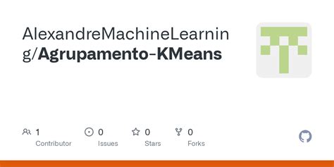 GitHub AlexandreMachineLearning Agrupamento KMeans