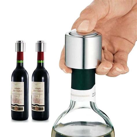จุกปิดขวดไวน์สุญญากาศ แบบสเตนเลส คุณภาพสูง สำหรับบาร์เครื่องดื่ม Shopee Thailand