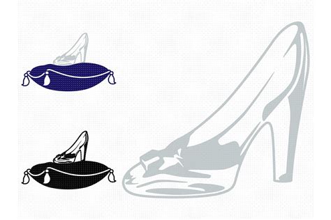 Glass Slipper Svg Afbeelding Door Crafteroks · Creative Fabrica