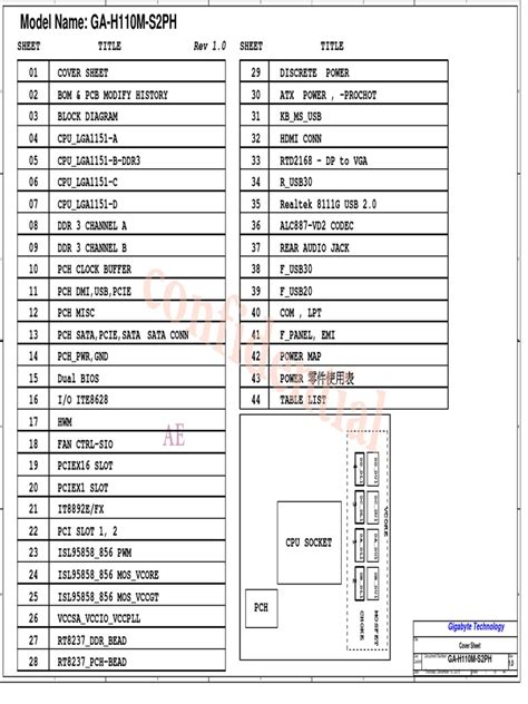 CnÑ Î Íø Ga H110m S2ph R10 Schematic Pdf Download Free Pdf