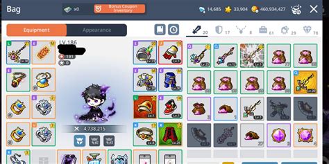 Maplestory M Lvl 186 Phantom A2scania Video Gaming Gaming Accessories
