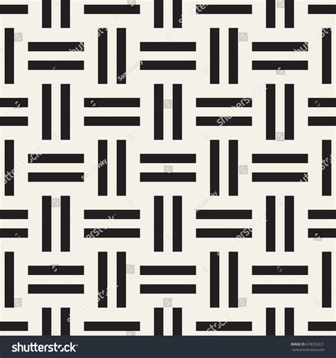 Crosshatch Vector Seamless Geometric Pattern Crossed Stock Vector Royalty Free 678353221