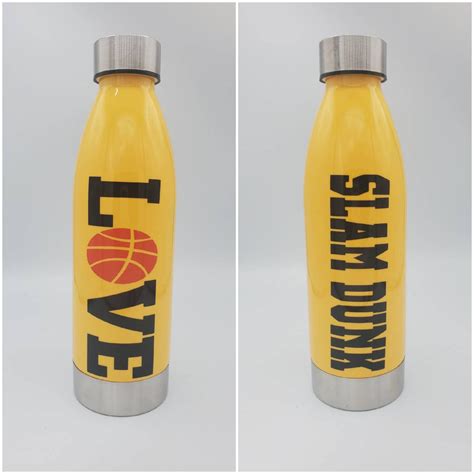 Personalized Basketball Water Bottle Basketball Bottle Ts Etsy