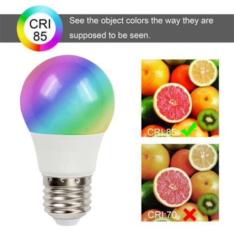 16 Color Changing Magic Light E27 RGB LED Lamp Bulb With Wireless