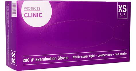 ერთჯერადი ნიტრილის სამედიცინო დანიშნულების ხელთათმანები ევროპული Xs ზომა · საკანცელარიო