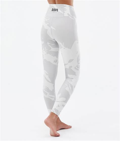 Dope Snuggle W Base Layer Pant Women 2x Up Grey Camo Ridestore Uk