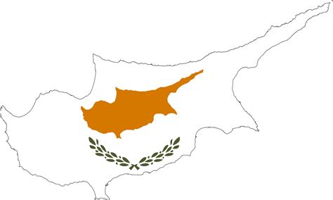 Clipart Cyprus Map Flag