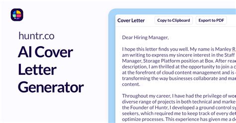 AI Cover Letter Generator Build Your Cover Letter With AI