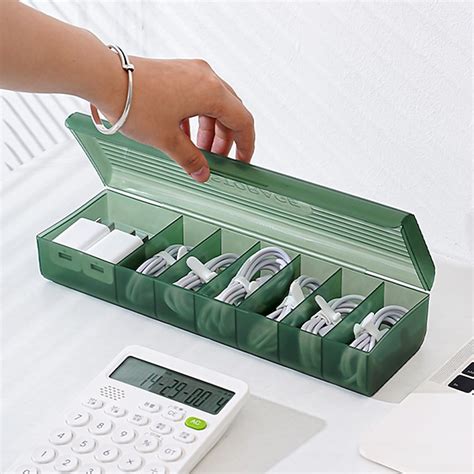 Data Cable Storage Box Power Supply Charging Cable Mobile Phone Charger