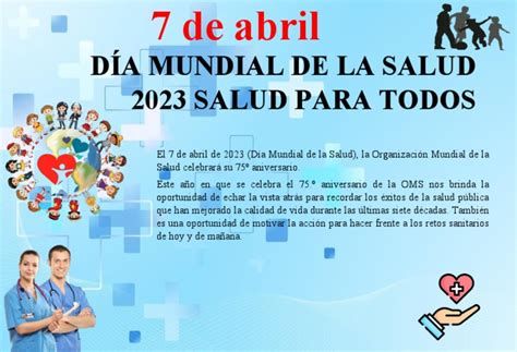 Día Mundial De La Salud 2023 Salud Para Todos Pdf