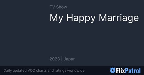 My Happy Marriage • Flixpatrol