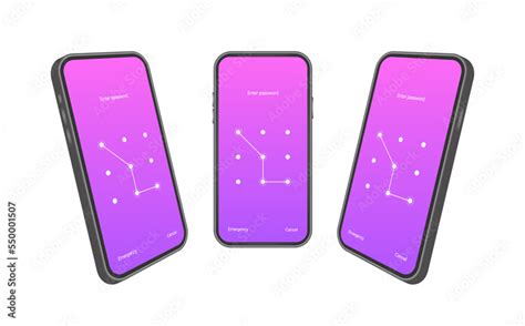 Screen Lock Authentication Password Smartphone Background Template
