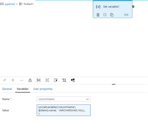 Add To The Same String Variable Inside A Foreach Acitivity In Azure