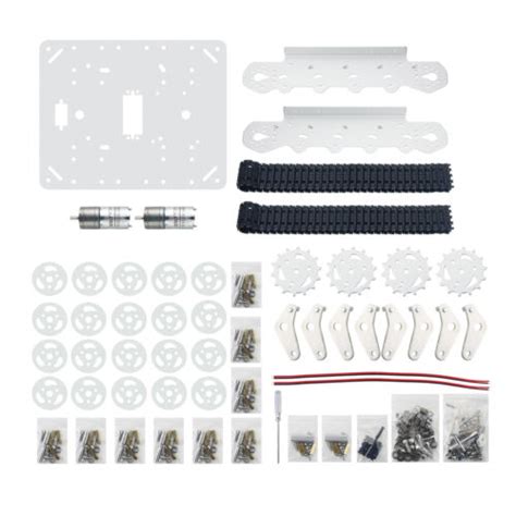 Ts100 Metal Rc Robot Tank Car Chassis Shock Absorption Carmotor For