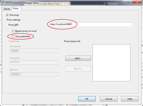 How To Get Ssis Connection Use Proxy To Work Without Credentials Stack Overflow