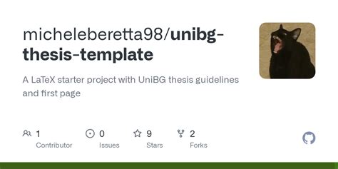 github micheleberetta98 unibg thesis template a latex starter