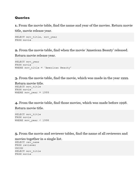 Queries Pdf Databases Data Management