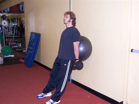 How To Perform The Ball Squat Curl Press Exercise By Dallas Personal Trainer Dallas Personal