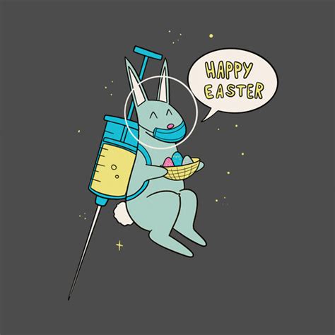 Easter Bunny Flying 