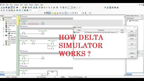 How Delta Simulator Works Ii Ladder Logic Ii Isp Soft Ii Plc