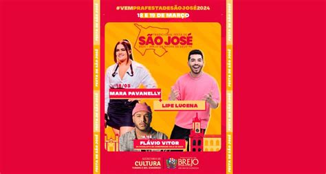 Prefeitura Do Brejo Divulga Programação De Shows Da Tradicional Festa