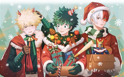 Shoto Todoroki Bakugo And Deku Background