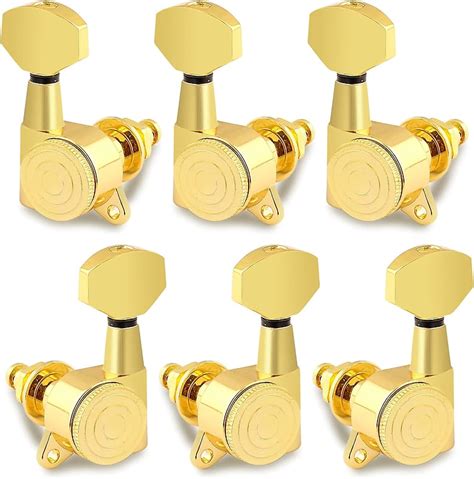 Locking Guitar String Tuning Pegs Sealed Machine Heads Tuners Reverb