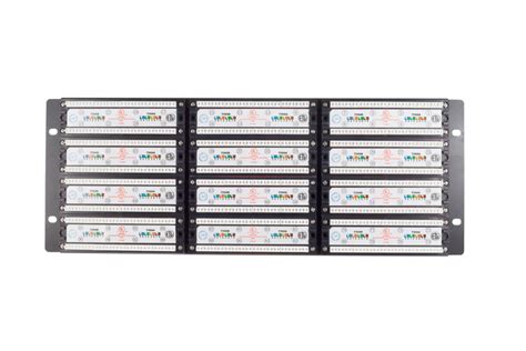 Rack Mount Patch Panel 96 Port Cat6 Enhanced 4ru Ships Fast
