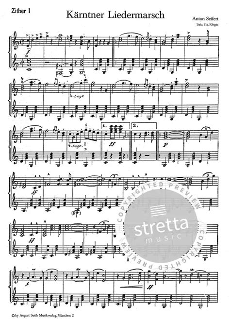 Kärntner Liedermarsch von Anton Seifert et al im Stretta Noten Shop kaufen