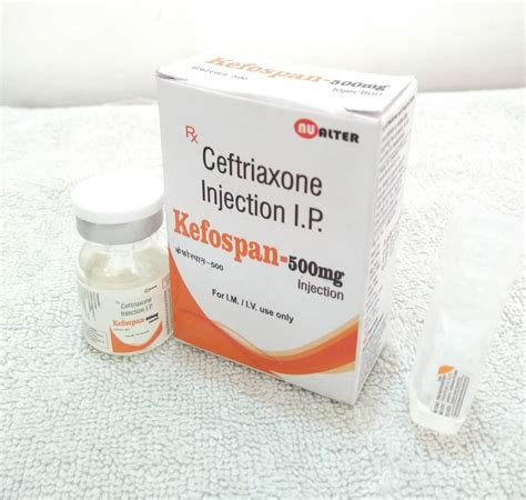 Ceftriaxone 500 Mg Injection Prescription At ₹ 42 Unit In Barwala Id