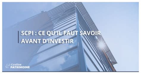 Scpi De Rendement Ce Quil Faut Savoir Avant Dinvestir Ns Groupe