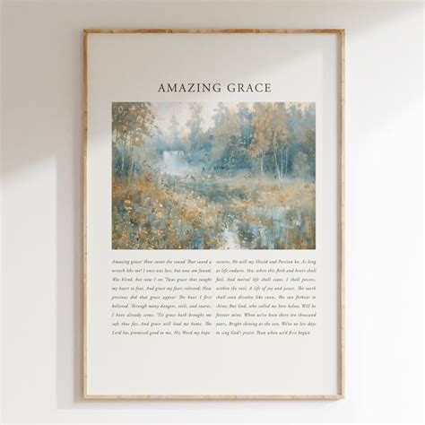 Amazing Grace Art Etsy