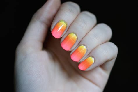 Lipstick Lacquer Nail Of The Day Neon Ombre