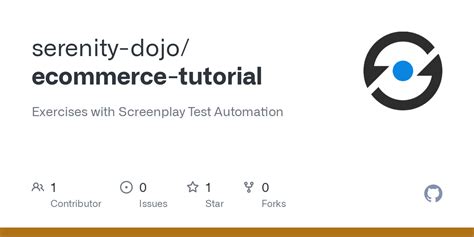 Github Serenity Dojoecommerce Tutorial Exercises With Screenplay Test Automation