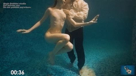 Lara And Aoro Naked Underwater Learning Part Magic BUBBLES Clips Sale