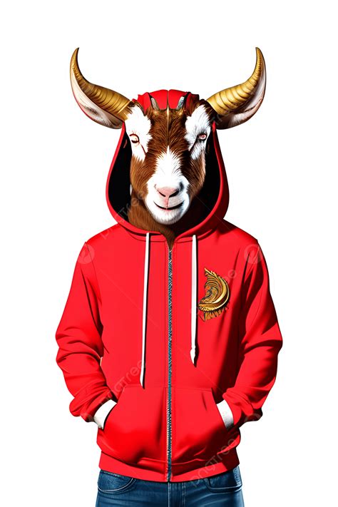 빨간 까마귀를 입은 멋진 염소 멋진 옷을 입은 염소 염소 빨간 까마귀 빨간 까마귀를 입은 염소 Png 일러스트 및 Psd 이미지 무료 다운로드 Pngtree