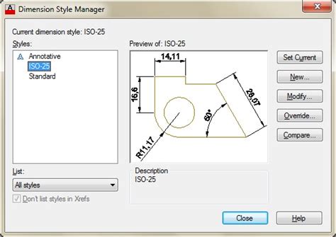 AutoCAD 2013 Essential Dimension Style Annotation