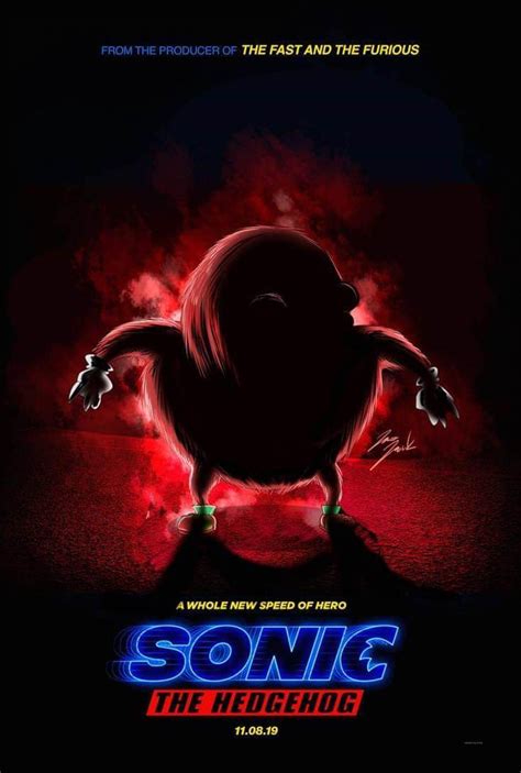 New Poster For Upcoming Sonic Movie Rmoviescirclejerk