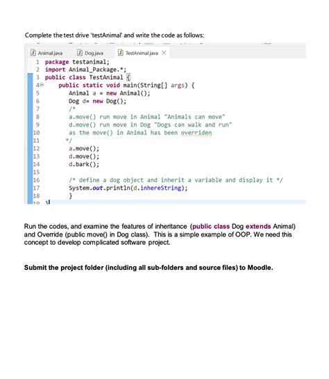 Solved 9b Extend And Override Exercise 1 Create A Project Chegg