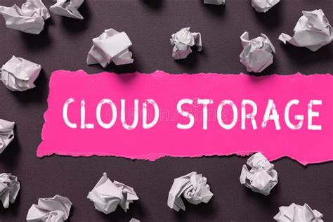 Inspiration Showing Sign Cloud Storage Business Approach Computing