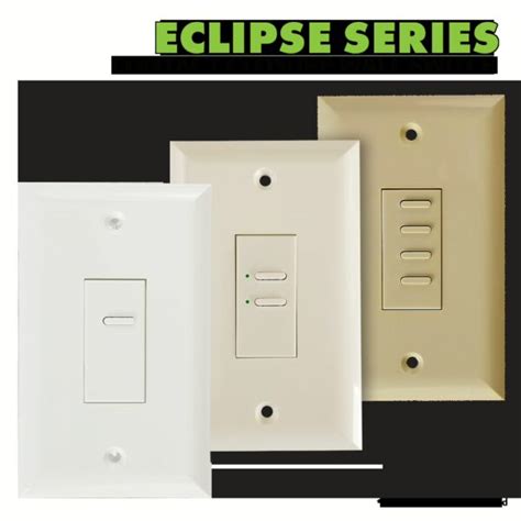 Eclipse Series 2 Button White Wall Switch Touch Plate Lighting And Controls