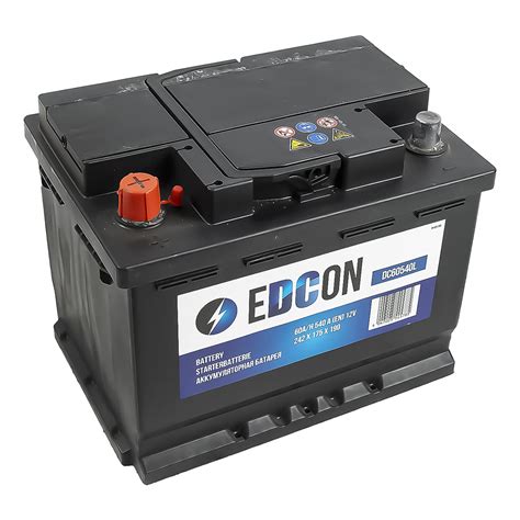 Buy Battery Edcon 60ah 540a L For Passenger Car
