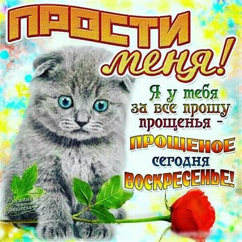 Открытки с Прощеным Воскресеньем 2024 100 картинок