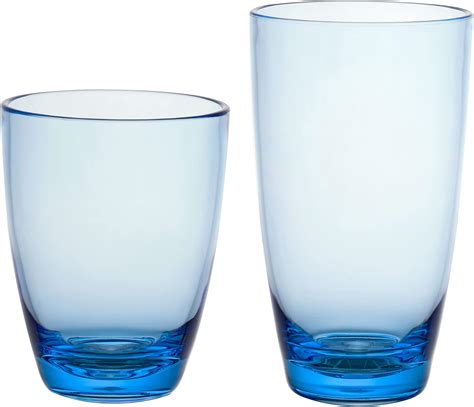 Colorful Stackable Acrylic Tumblers Set Of 8 Plastic