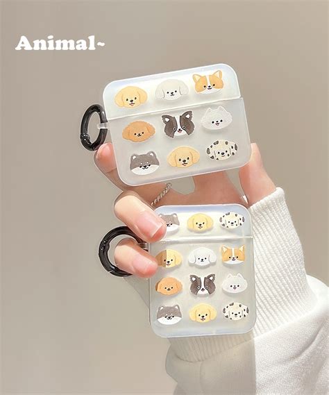 폰쁨 신상🐶 귀여운 강아지 에어팟케이스 세트 에어팟1 에어팟2 에어팟3 에어팟프로