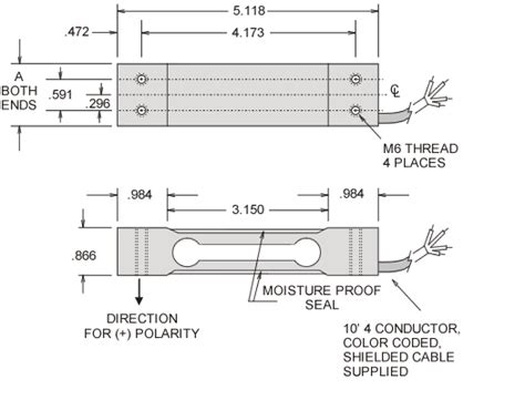 ESP Series Economical Single Point Bending Beam Load Cells