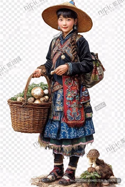 Ai创作图挎竹篮女孩 提篮人物素材 抱竹篮女孩 苗族姑娘图片 农家女孩素材 挑箩筐人物 挎菜篮的女人 民族风苗族人物 背箩筐的少数民族 背竹篓的农家女 背竹篓的女孩 端竹筐采茶女 西部苗族女孩