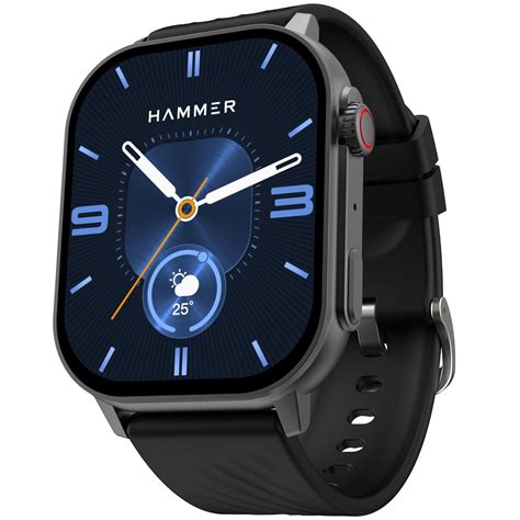 Hammer Arctic 204 Super Amoled Smart Watch Metallic Build Bt